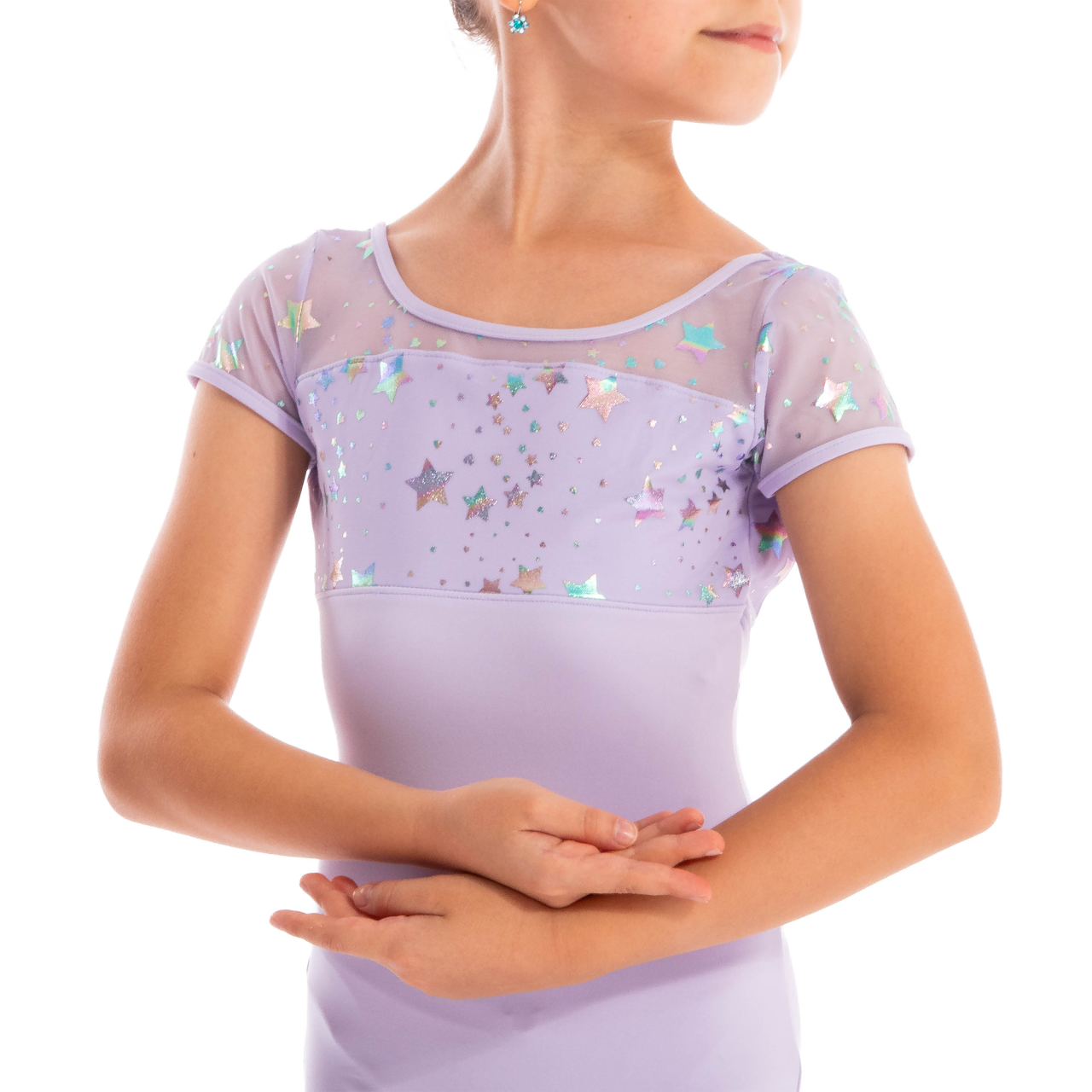 Capezio Galaxy, Children's Short Sleeve Leotard | DanceMaster NET